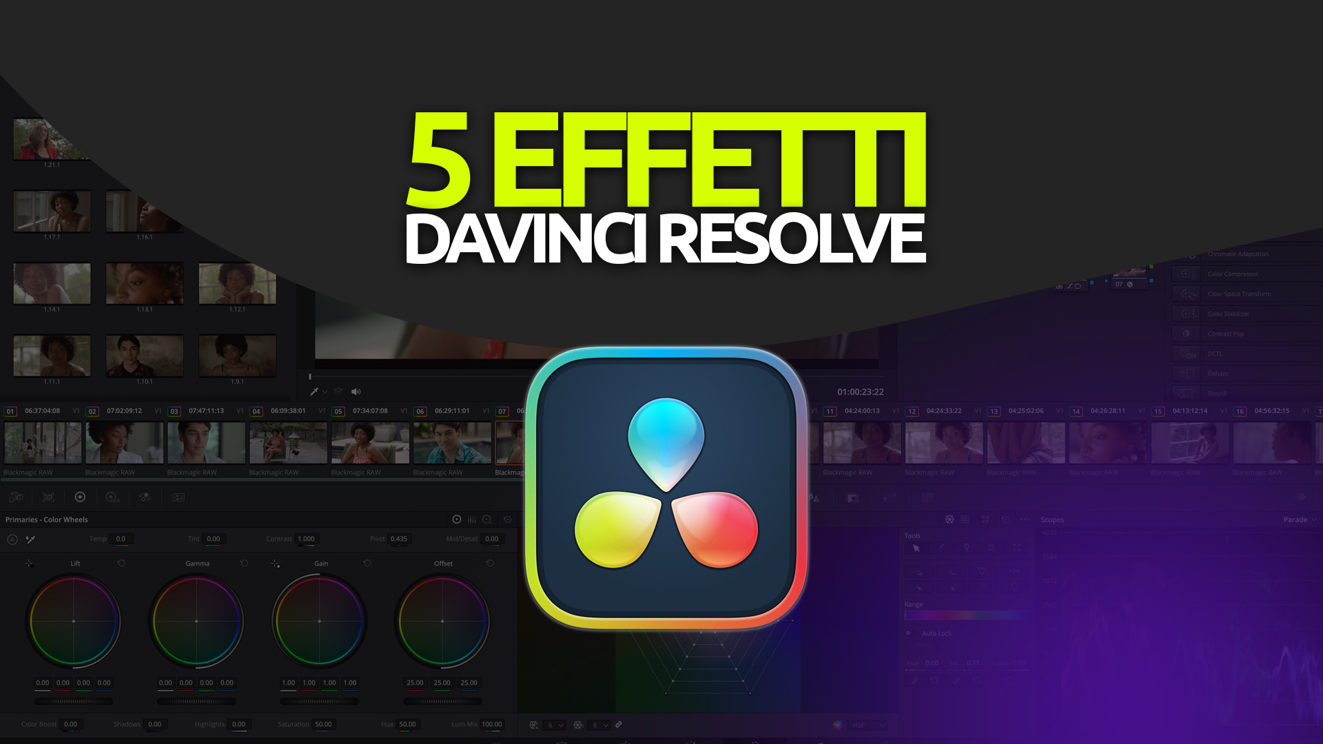5 Effetti che devi conoscere in DaVinci Resolve - Michele Grilli ...